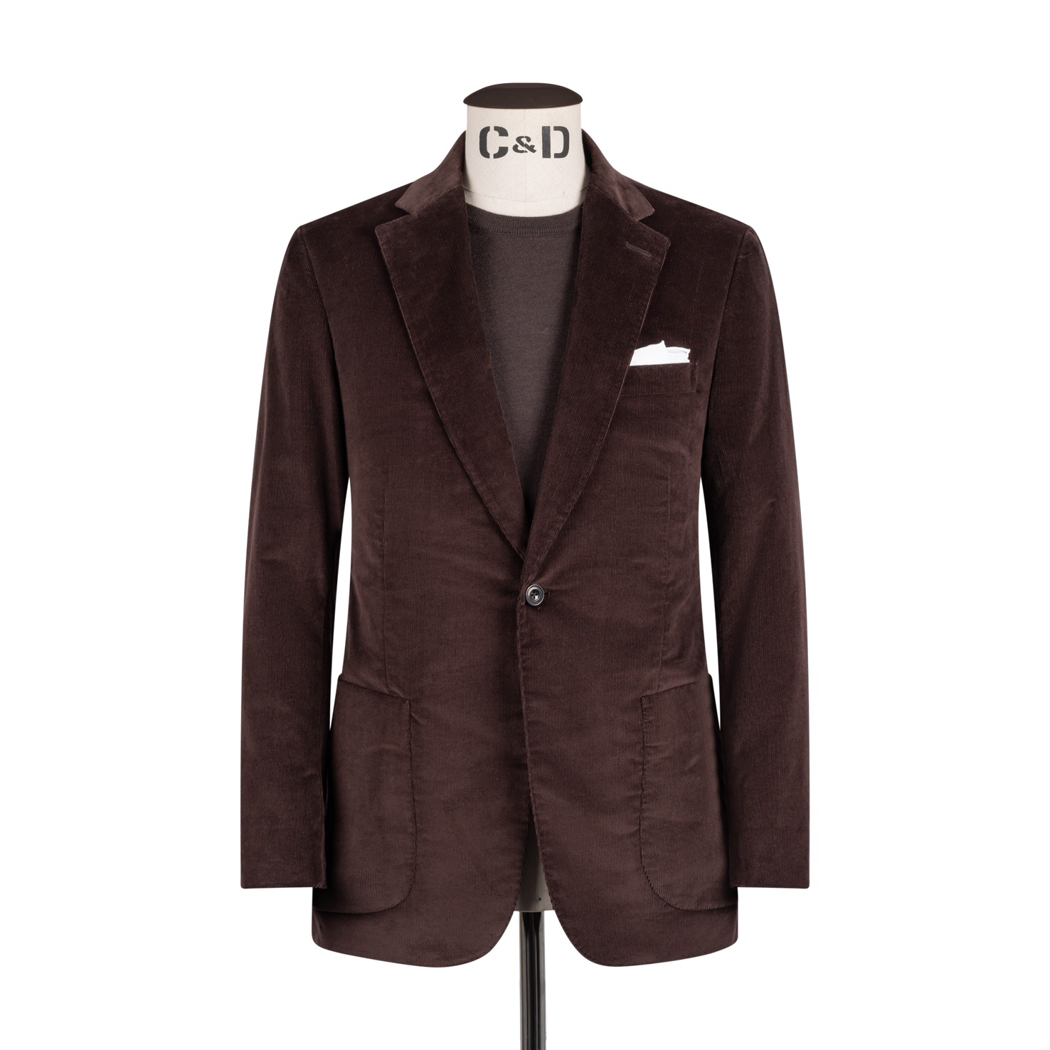 Single Breasted Notch Lapel Suit in Brown Corduroy – Cad & The Dandy ...