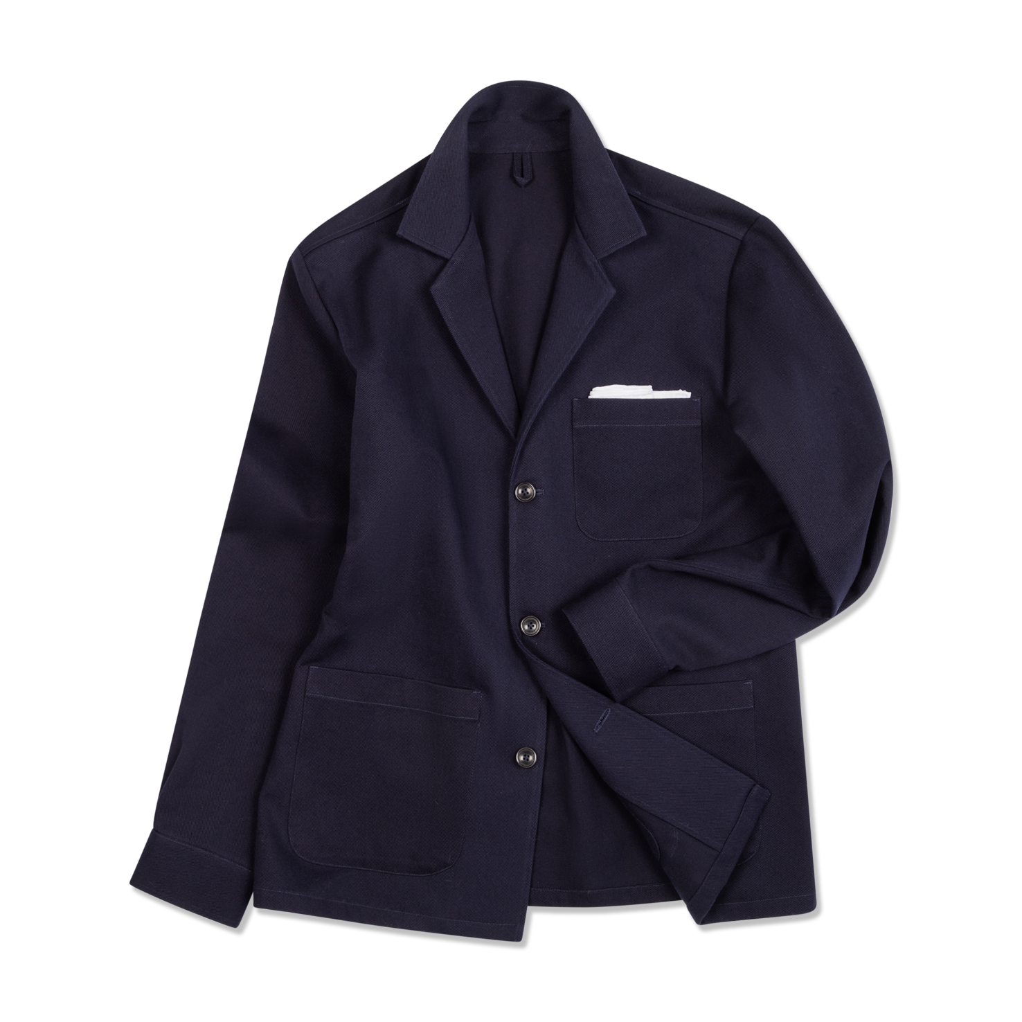 Painters Jacket in Navy Cotton Drill – Cad & The Dandy Savile Row
