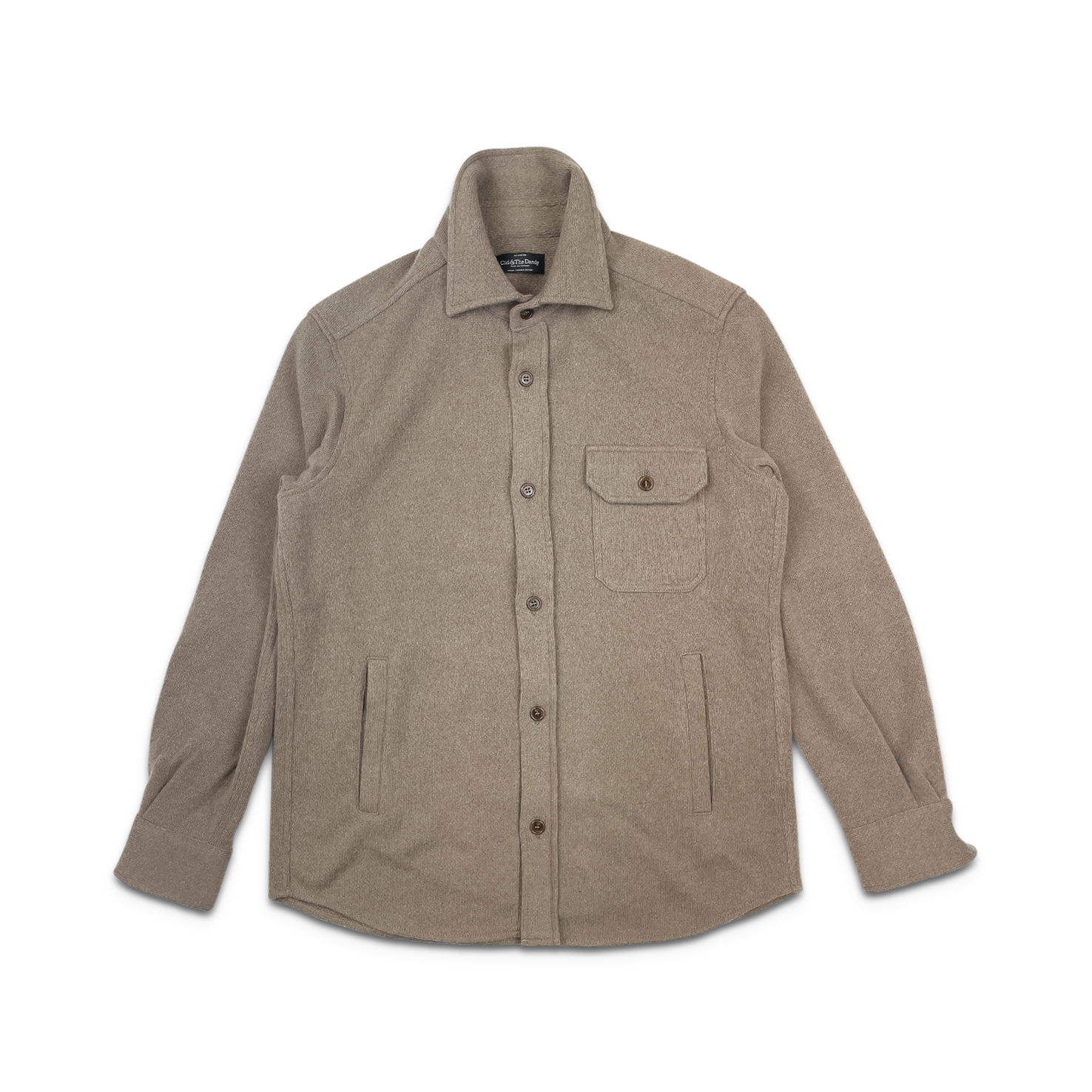 Knitted Shirt Jacket in Oatmeal – Cad & The Dandy Savile Row